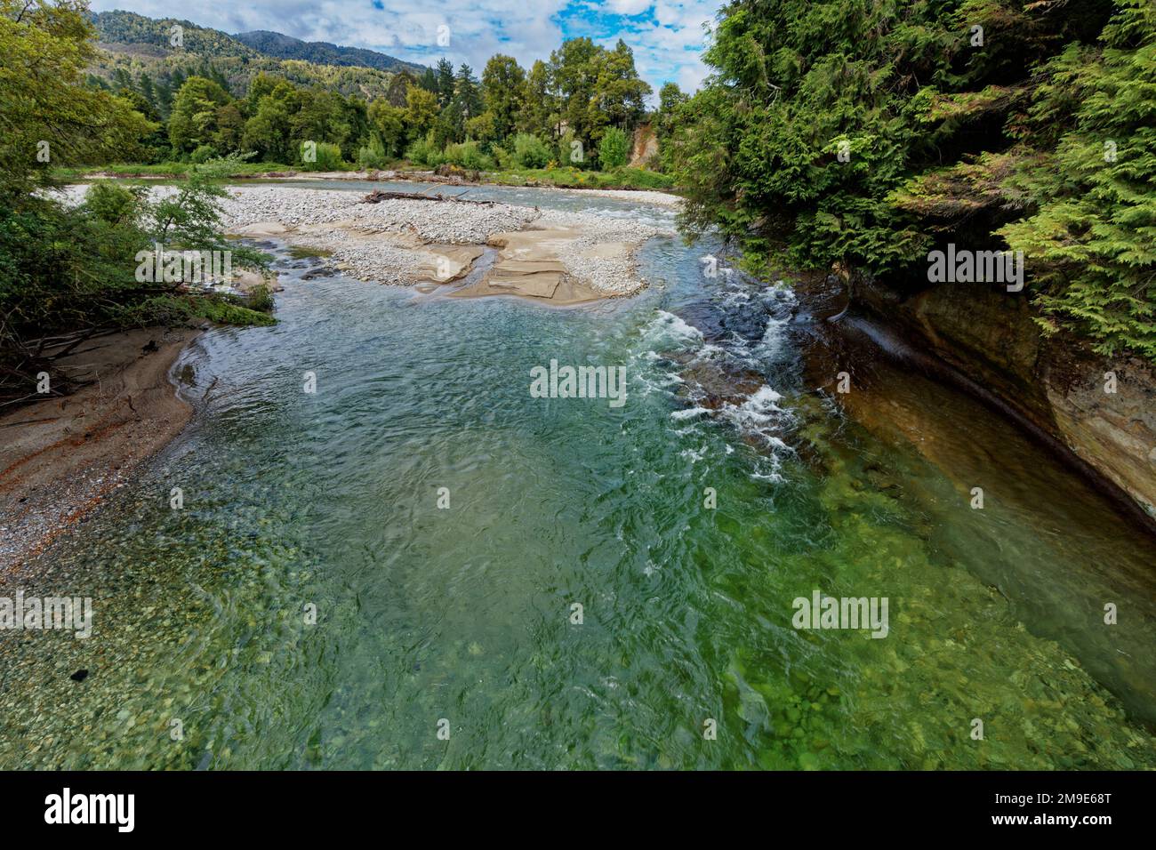 Waitahu river, Victoria Forest Park, Reefton, Buller district, south ...