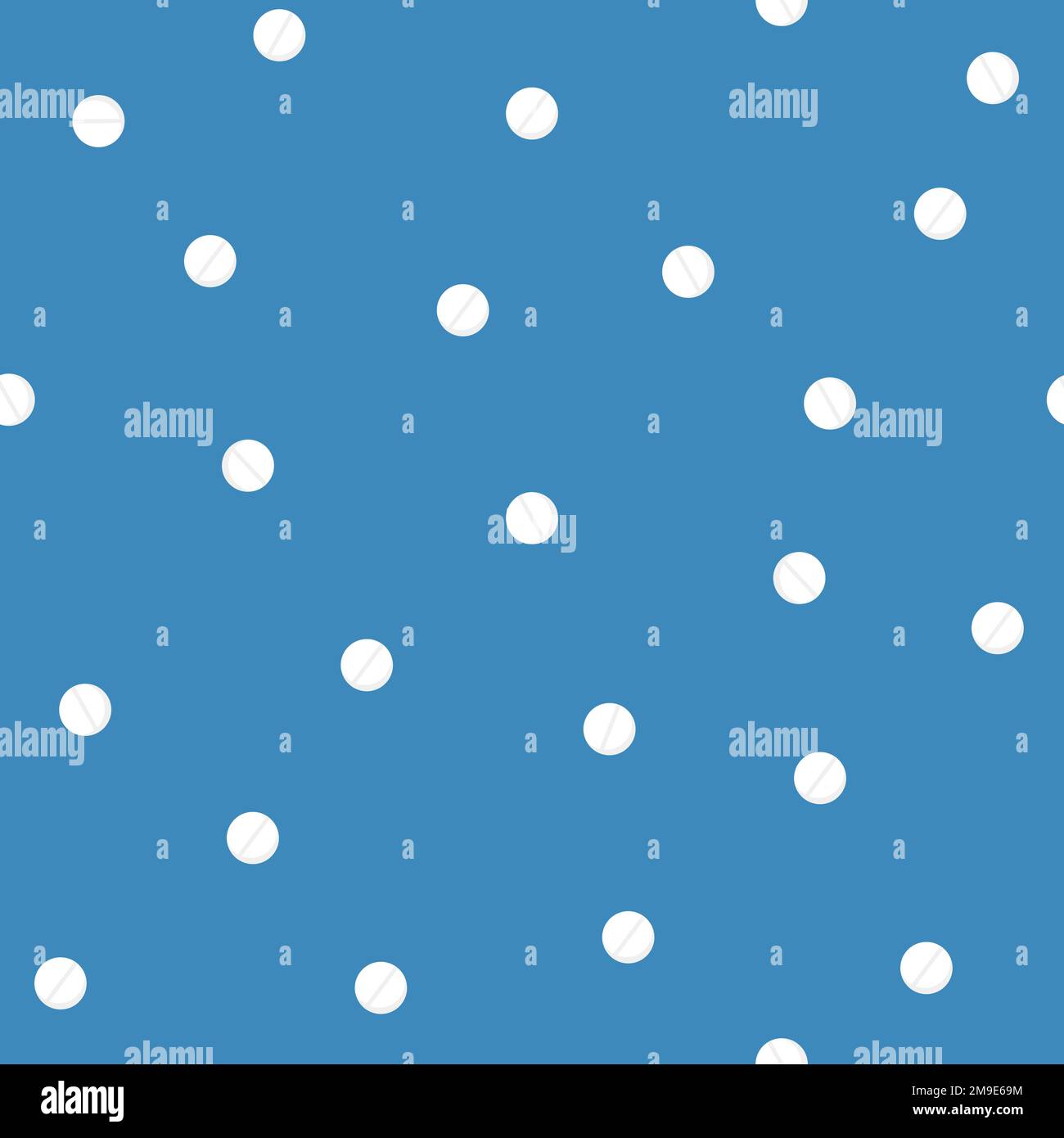 Vector seamless pattern with tablets. The concept of treatment and ...