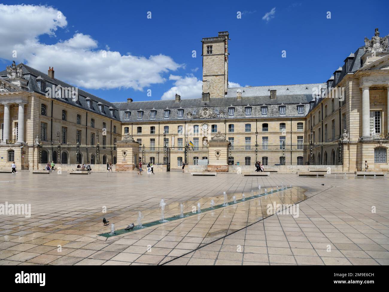 Place de la Liberation, in the background the Ducal Palace, Dijon ...