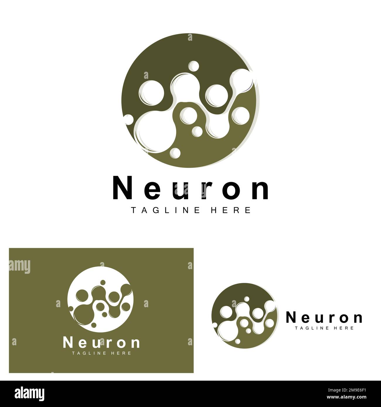Nerve cell logo Cut Out Stock Images & Pictures - Alamy