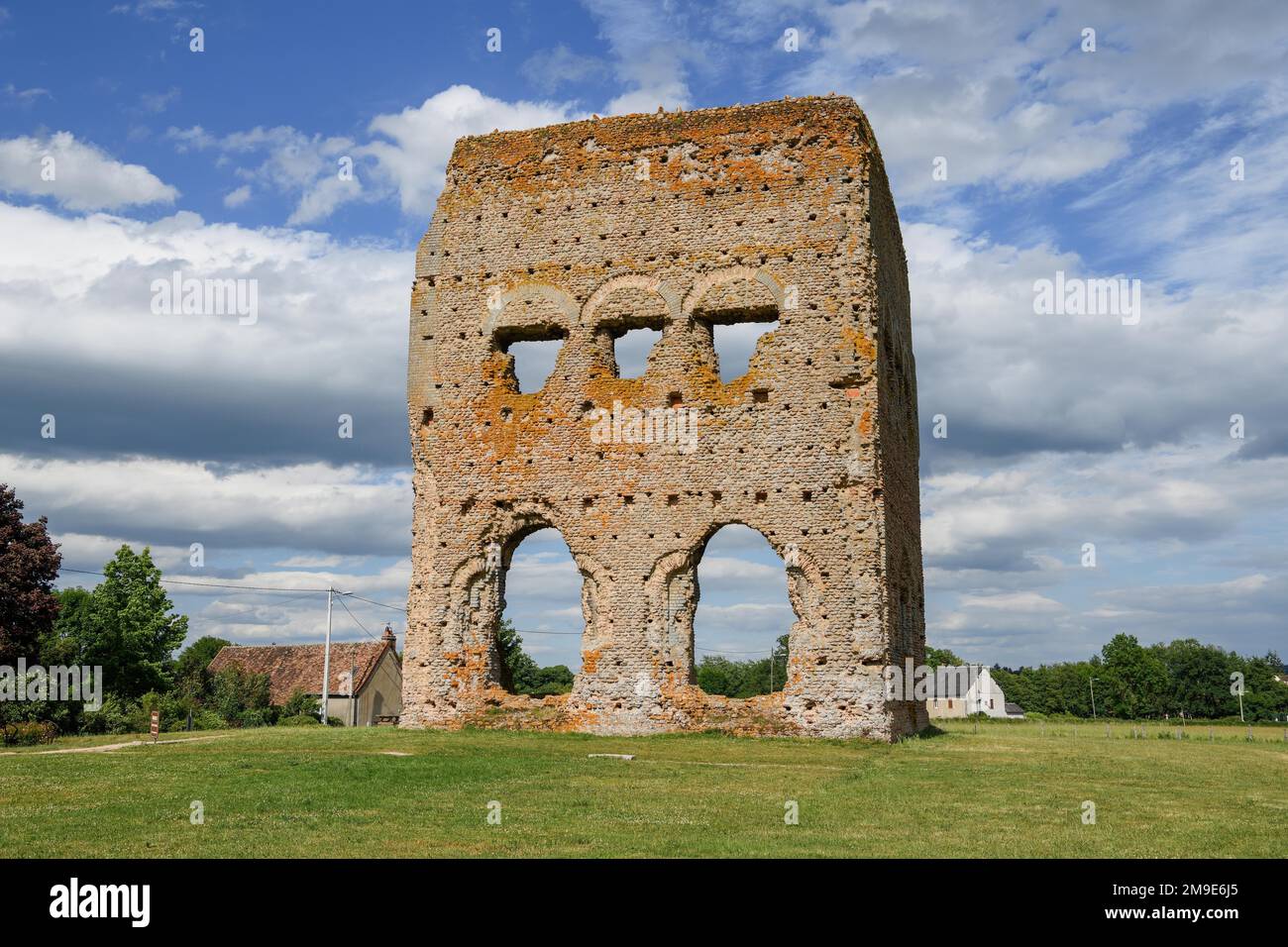 Temple of Janus, first century tower, Autun, Departement Saone-et-Loire ...