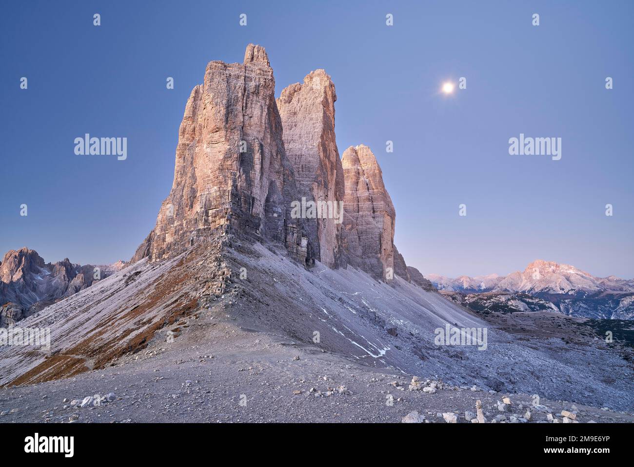Moonlight dolomites hi-res stock photography and images - Alamy