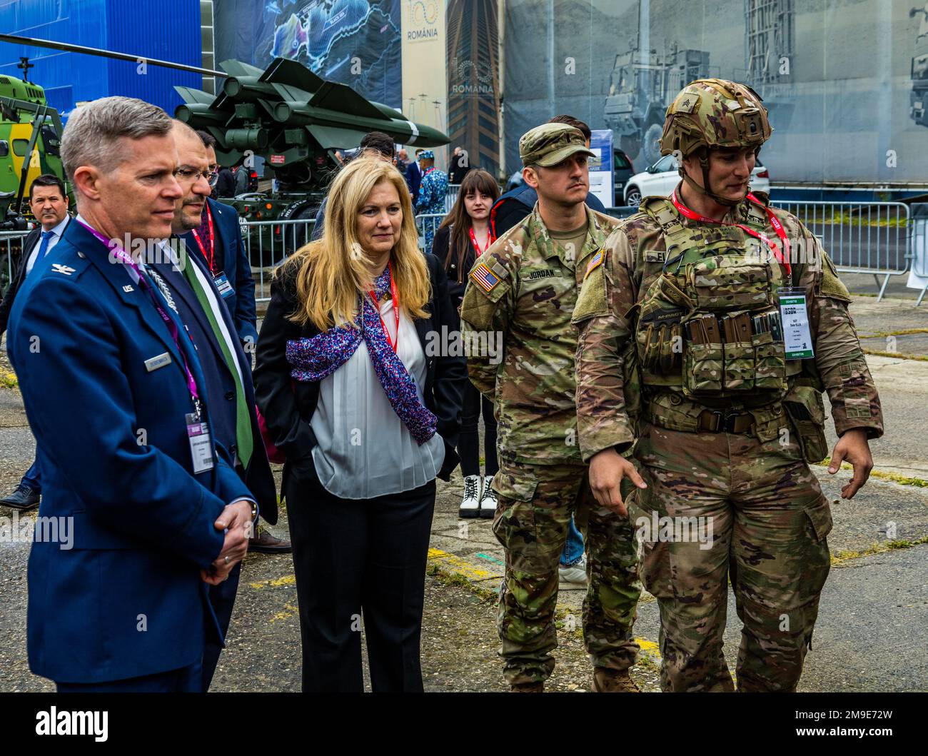 U.S. Air Force Col. Keith Derbenwick, Senior Defense Attaché for U.S ...