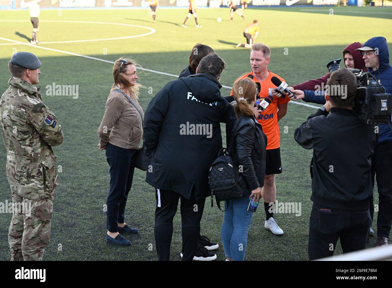 Oana Copaceanu (second from left), the garrison’s host-nation advisor ...