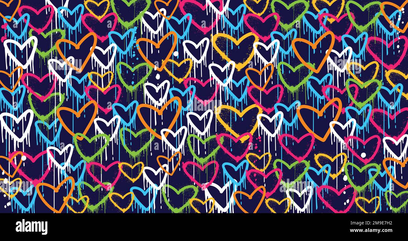 Abstract graffiti art background with scribble throw-up and tagging ...