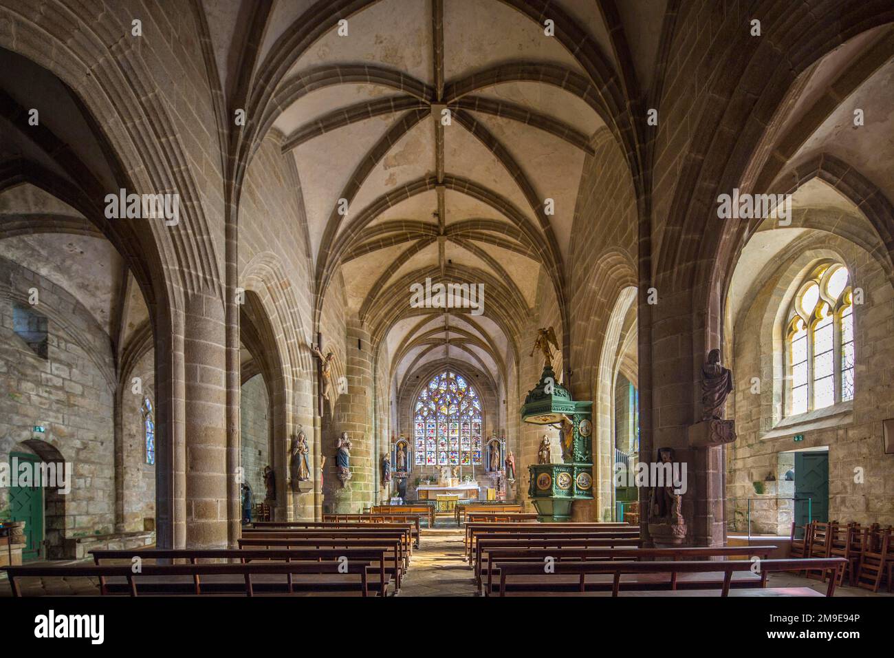 Church of Saint-Ronan, Locronan, named one of the most beautiful ...