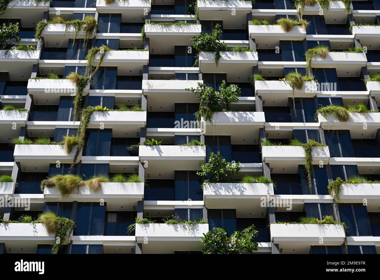 High-rise plant facade Stock Photo - Alamy