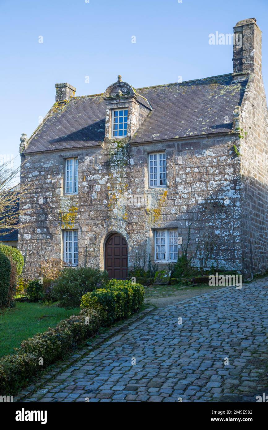 Locronan, named one of the most beautiful villages in France, Finistere ...