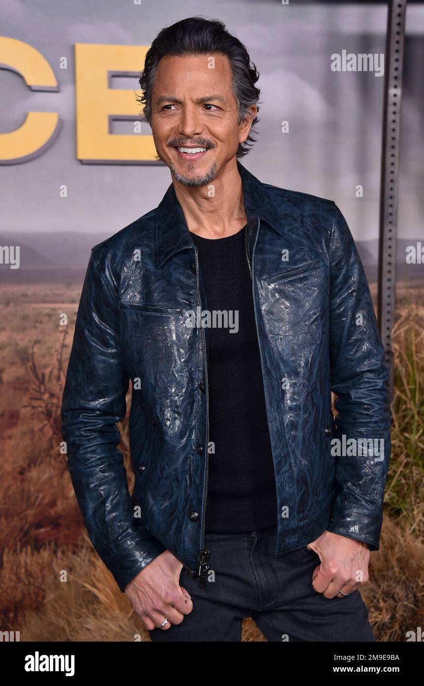Benjamin Bratt arrives at the premiere of "Poker Face," Tuesday, Jan ...