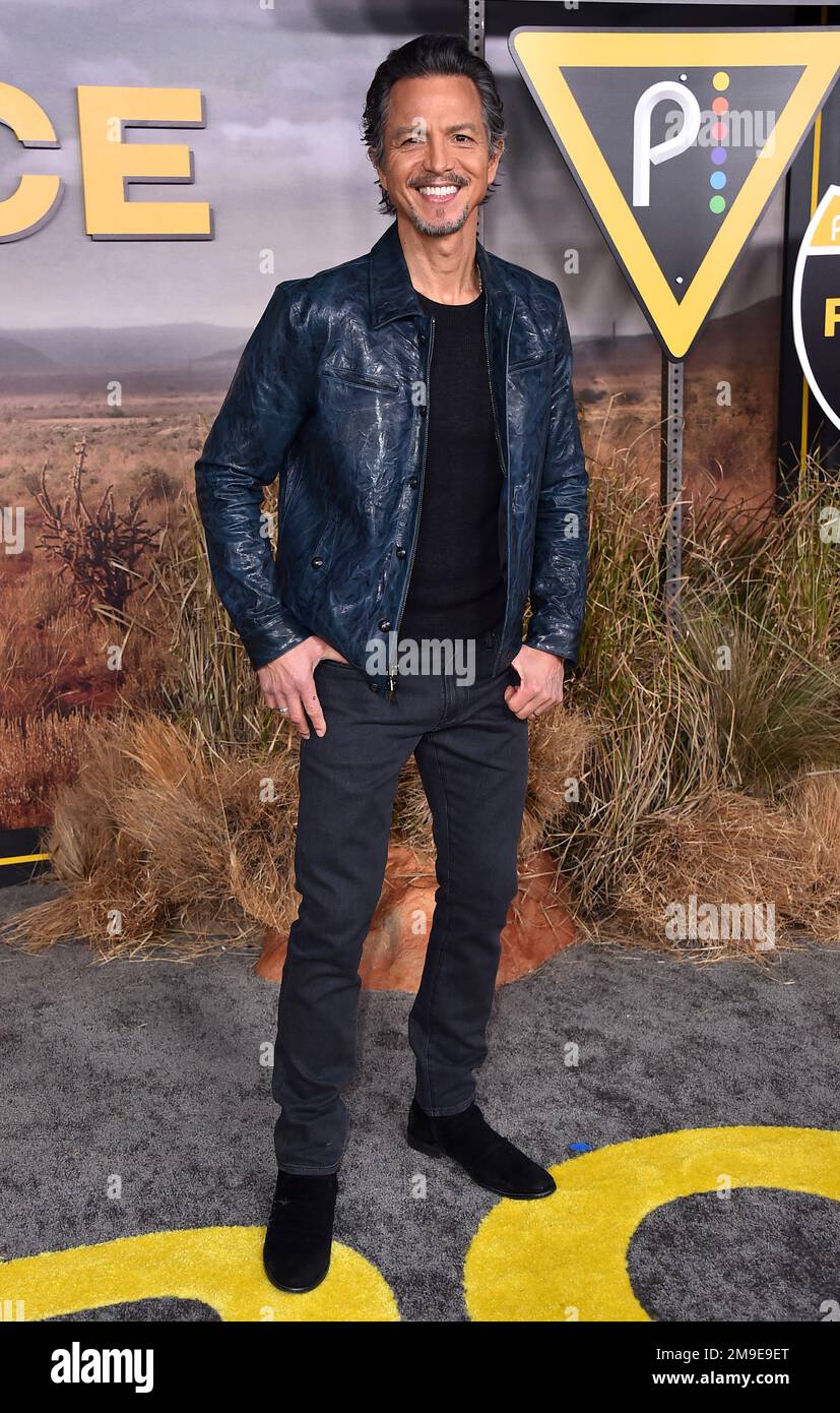 Benjamin Bratt arrives at the premiere of "Poker Face," Tuesday, Jan ...