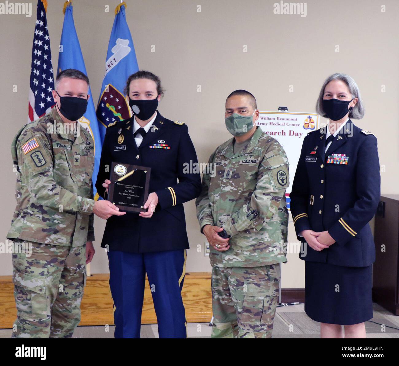 Col. Brett Venable, director of the El Paso Market, and Command Sgt ...