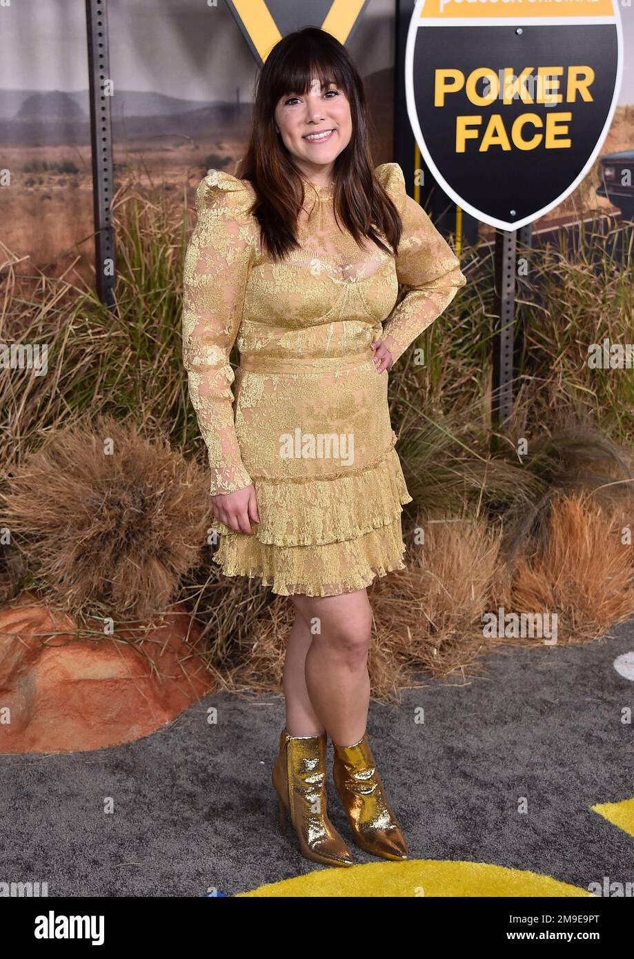 Kerry Frances arrives at the premiere of "Poker Face," Tuesday, Jan. 17 ...