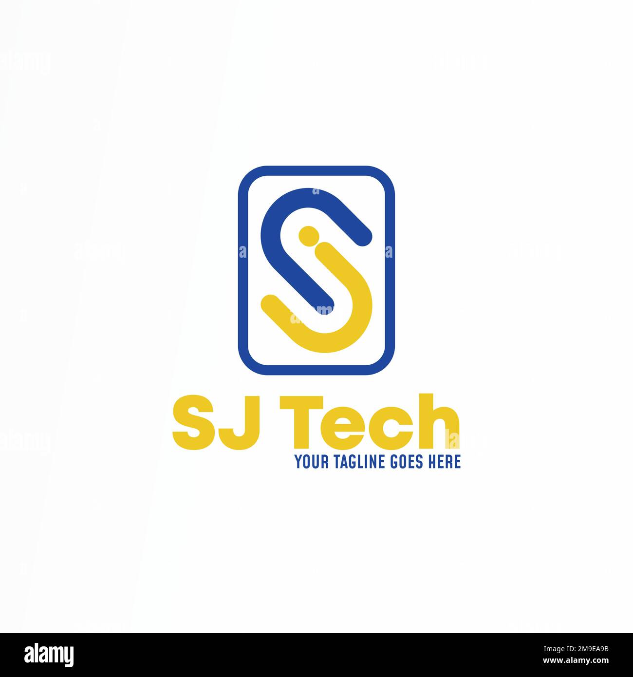 simple letter or word SJ or JS in flip design image graphic icon logo ...