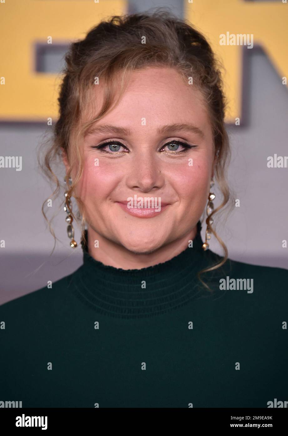 Danielle Macdonald arrives at the premiere of "Poker Face," Tuesday ...