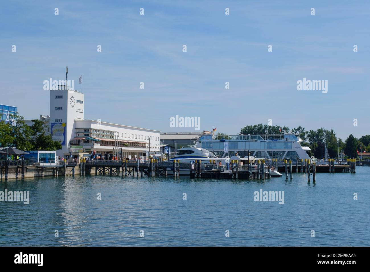 Zeppelin Museum at the Port, Friedrichshafen, Lake Constance, Baden ...