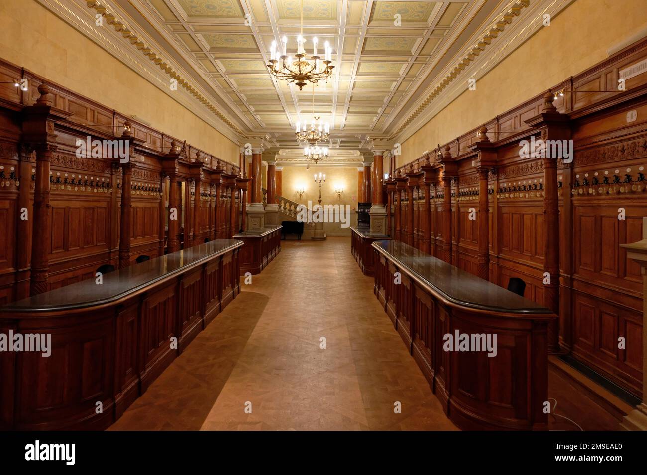 Opera, cloakroom, interior view, VI. Budapest District, Budapest ...