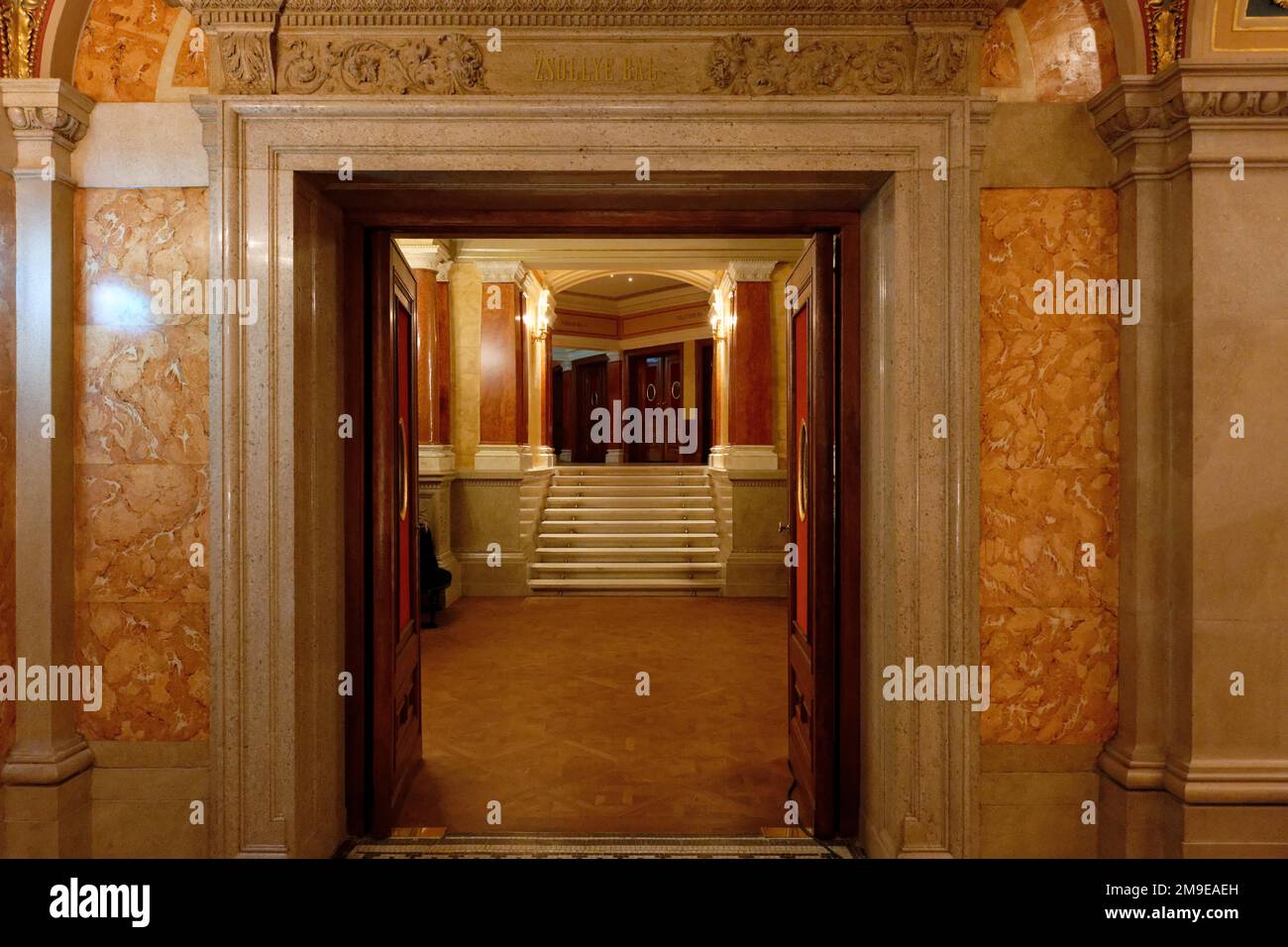 Opera, corridor, interior view, VI. Budapest District, Budapest ...