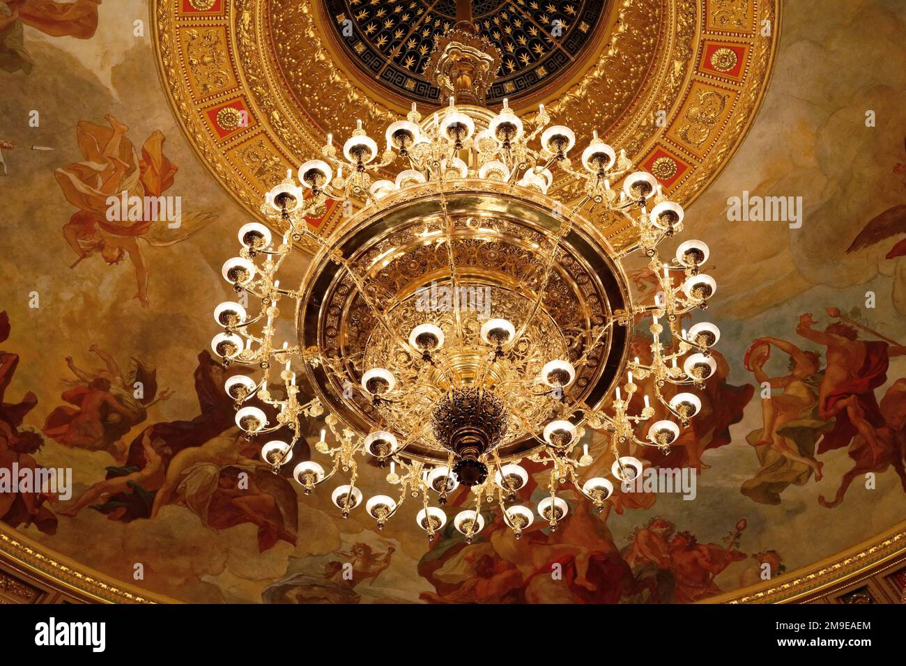 Opera, theatre room, chandelier, interior view, VI. Budapest District ...