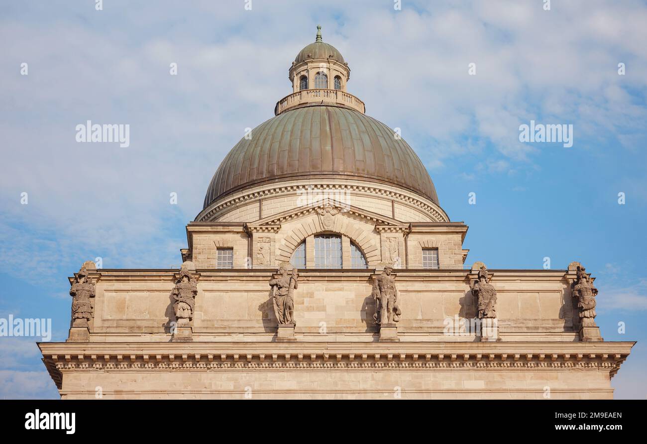 beautiful view of the Bavarian State Chancellery from the Hofgarten ...