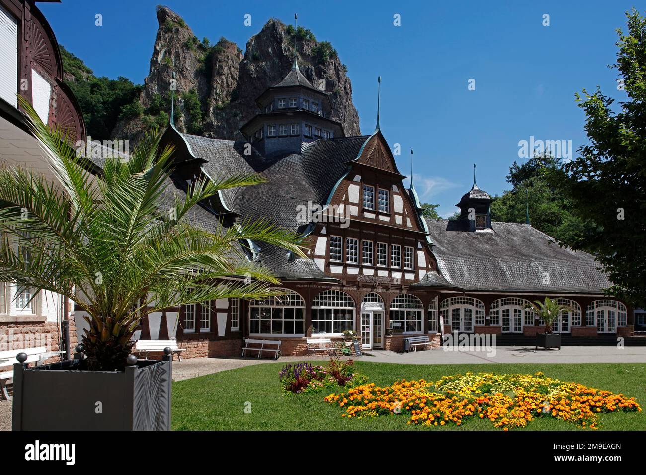 Kurmittelhaus, spa garden, Bad Muenster am Stein-Ebernburg, Rhineland ...