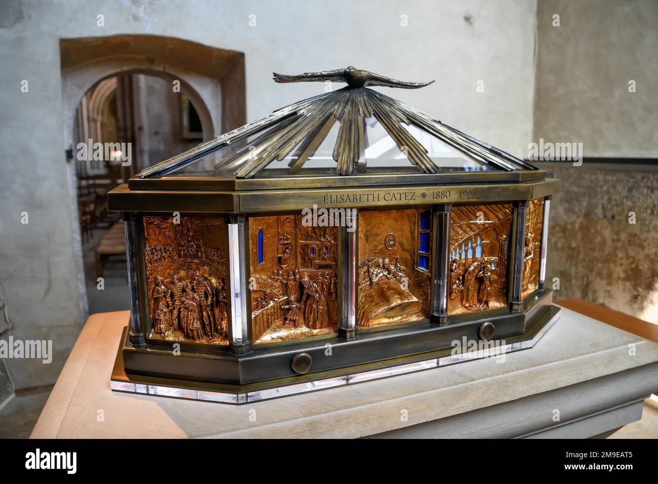 Relic of Elizabeth of the Most Holy Trinity, actually Elisabeth Catez, in the church Eglise ...