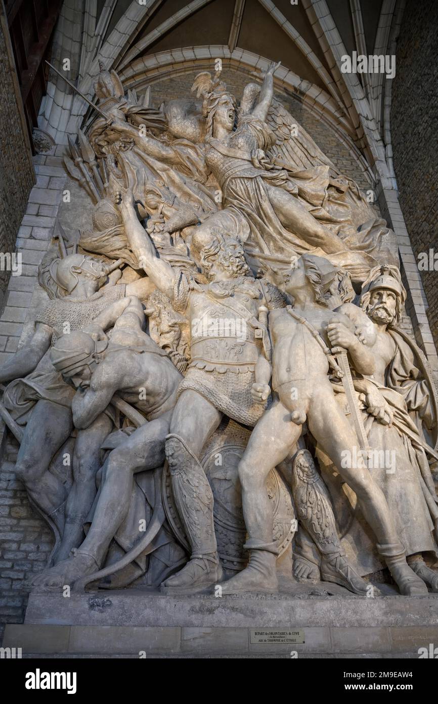 The Exodus of the Volunteers in 1792, monumental high relief, Musee ...