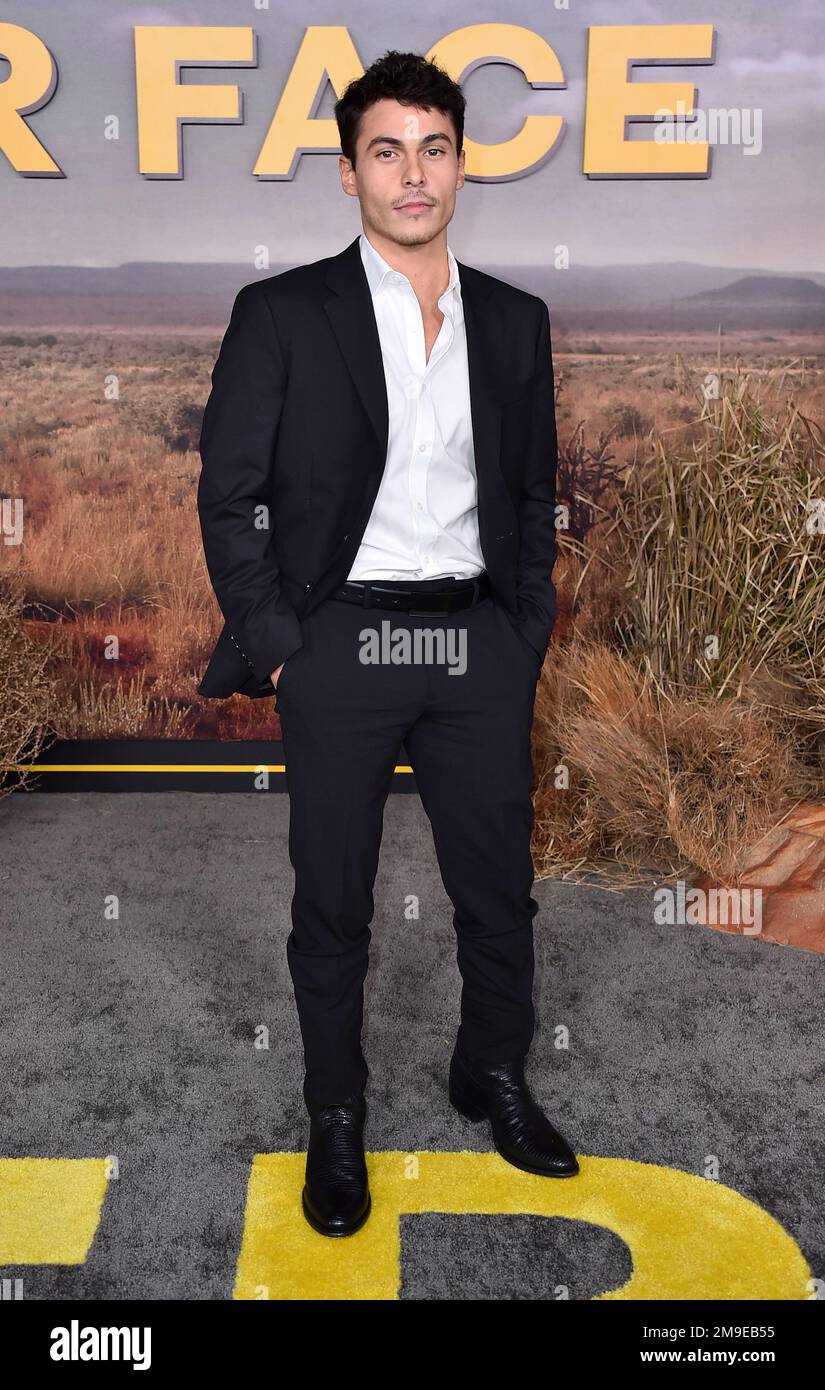 Nicholas Cirillo arrives at the premiere of "Poker Face," Tuesday, Jan ...