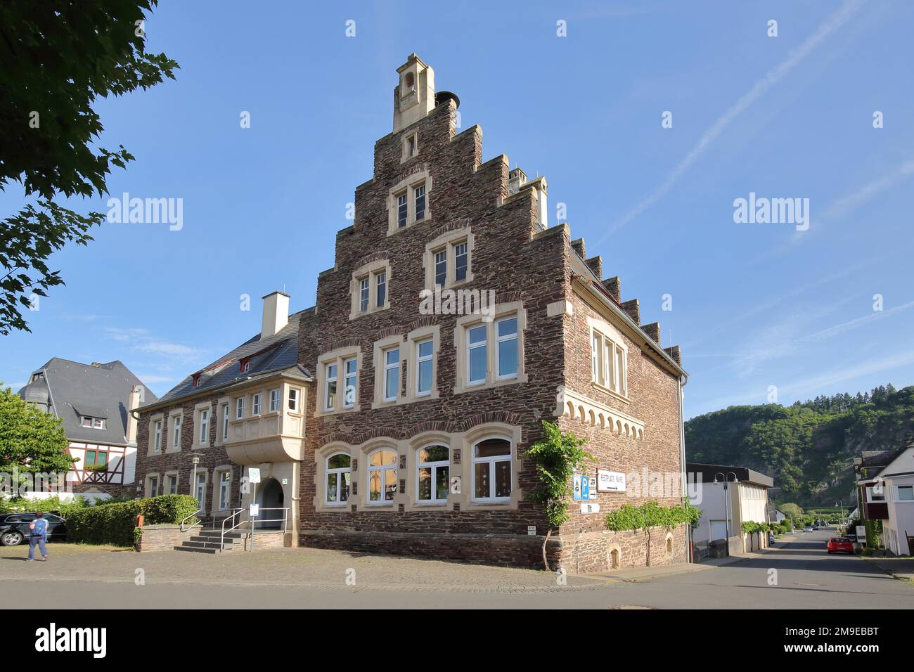 Historic and former primary school with stepped gable in Puenderich on ...
