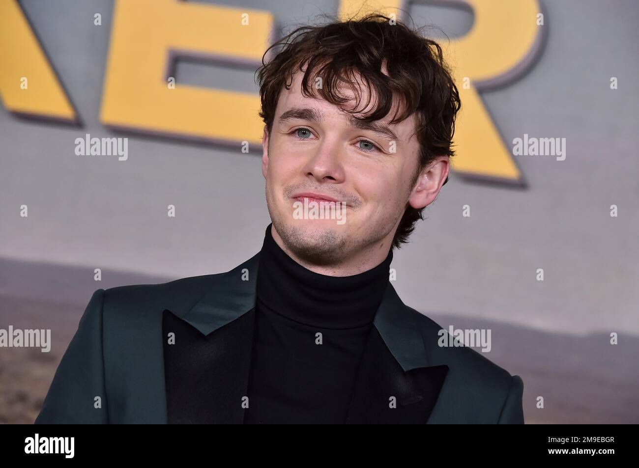 Jack Alcott arrives at the premiere of "Poker Face," Tuesday, Jan. 17 ...