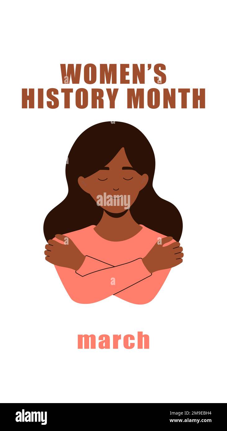 Womens History Month Stories Template Vector Illustration Feminism
