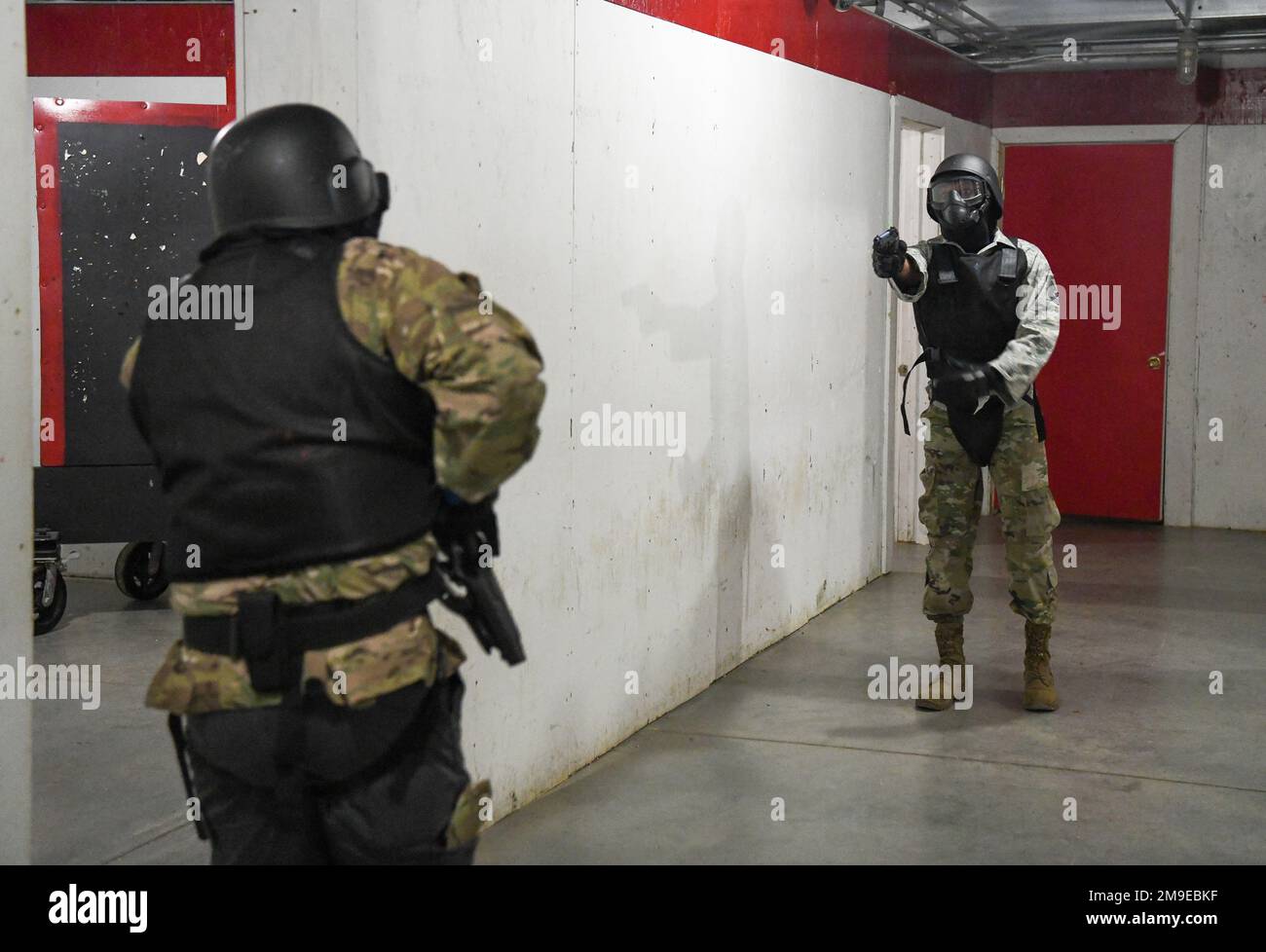 Capt. Marc Green, left, executive officer, Arnold Engineering ...