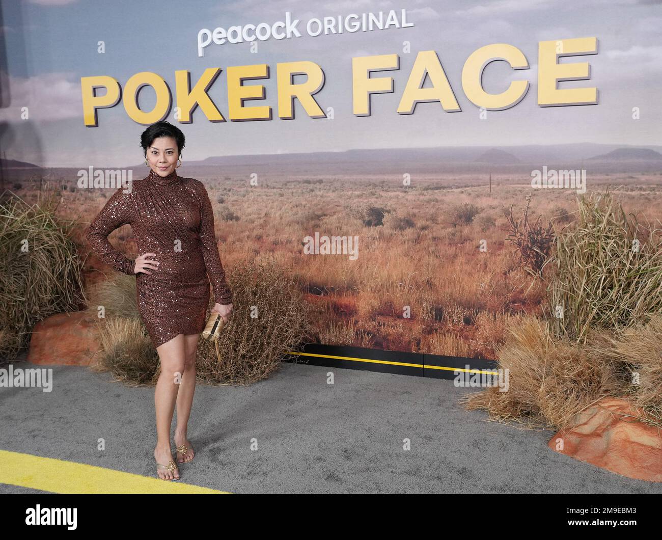 Angel Desai arrives at the Peacock''s POKER FACE Los Angeles Premiere ...