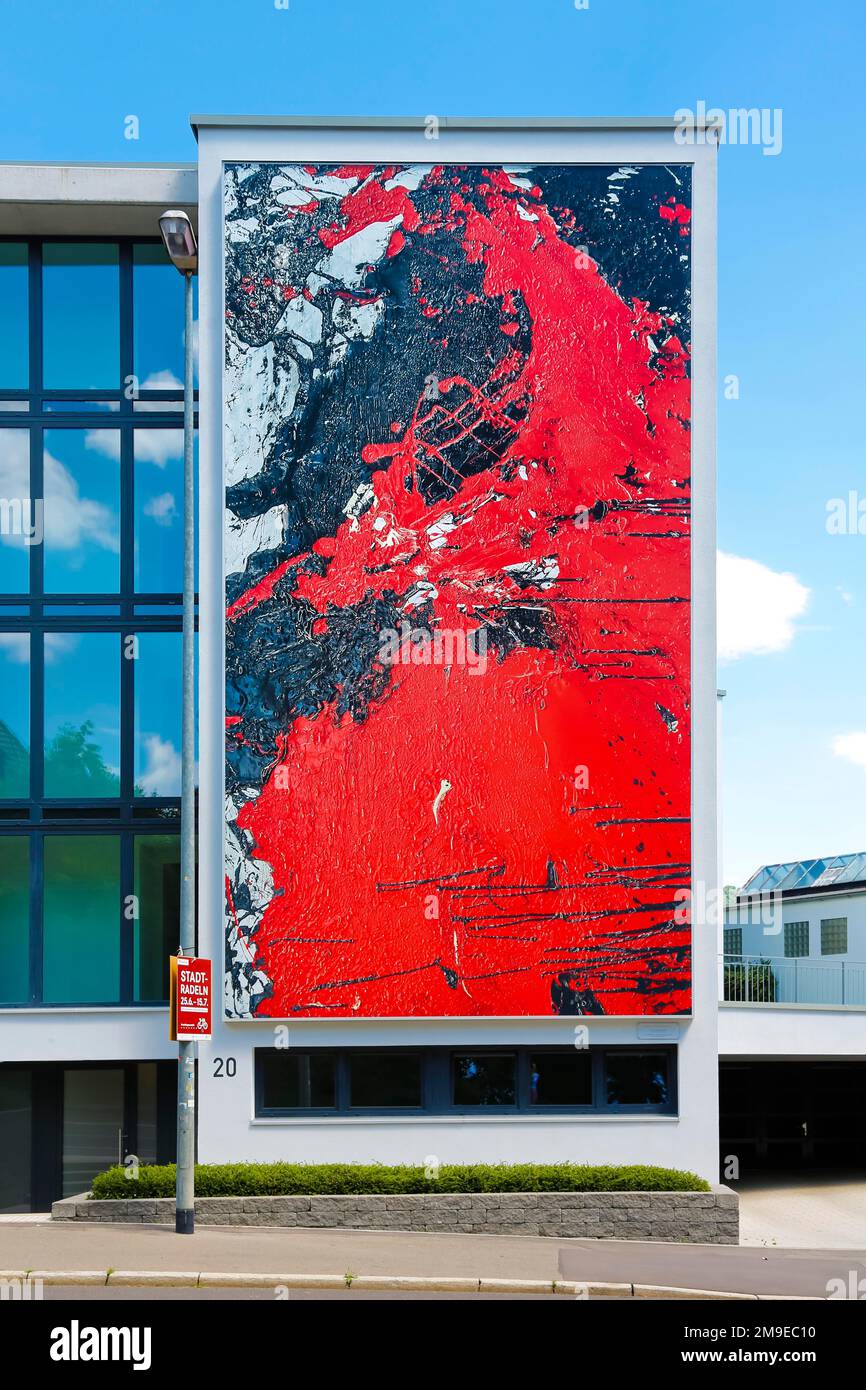 Art in public space by Ulrich Lukaszewitz, artist, painting, abstract ...