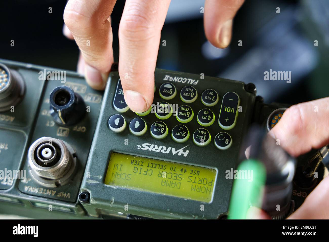 A U.S. Marine with 7th Communication Battalion, III Marine ...