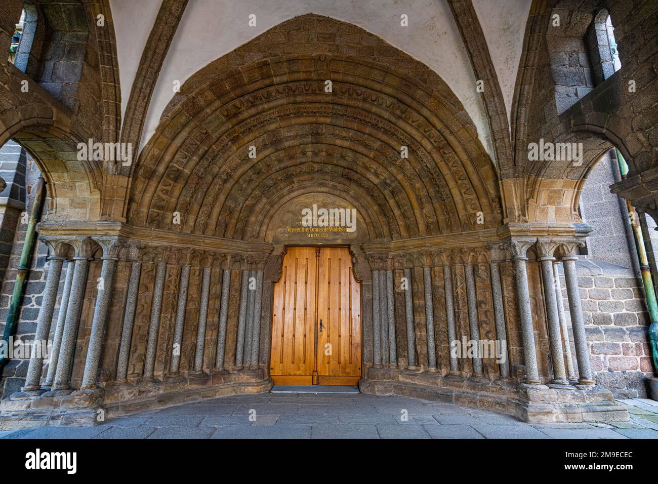 Unesco site Jewish Quarter and St Procopius' Basilica in Trebic, Czech ...