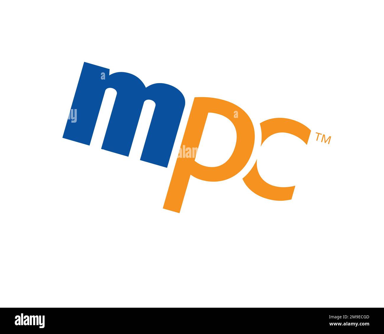 MPC Corporation, rotated logo, white background B Stock Photo - Alamy