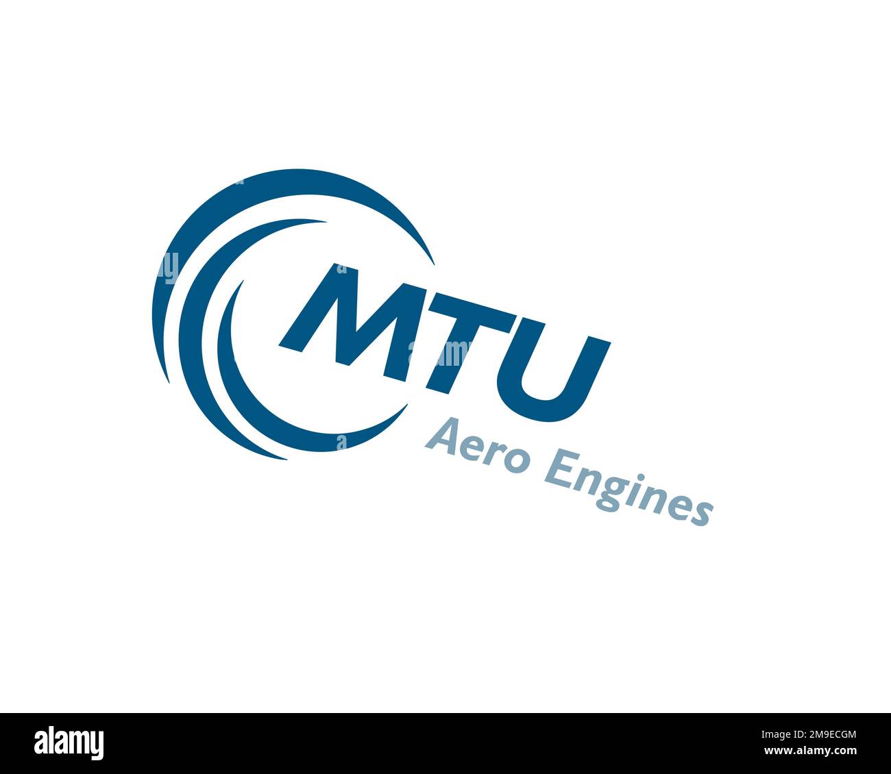 MTU Aero Engines, rotated logo, white background B Stock Photo - Alamy