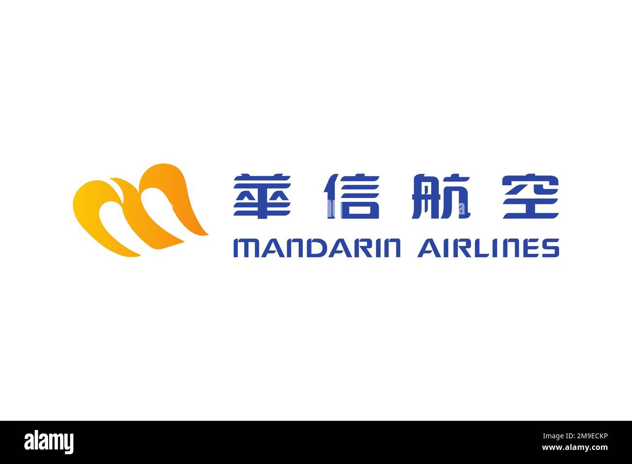 Mandarin Airline, Logo, White background Stock Photo - Alamy