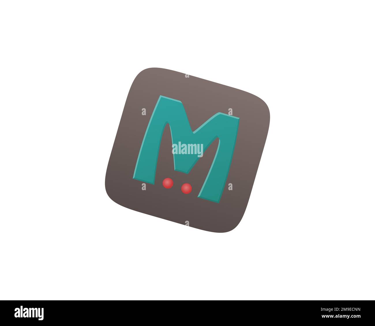 Memcached, rotated logo, white background B Stock Photo - Alamy