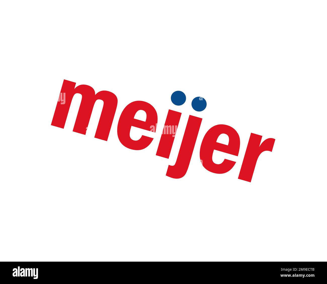 Meijer, rotated logo, white background B Stock Photo - Alamy