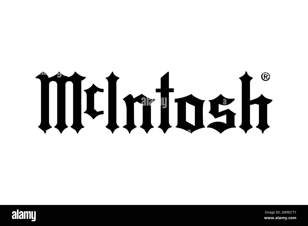 McIntosh Laboratory, Logo, White Background Stock Photo - Alamy