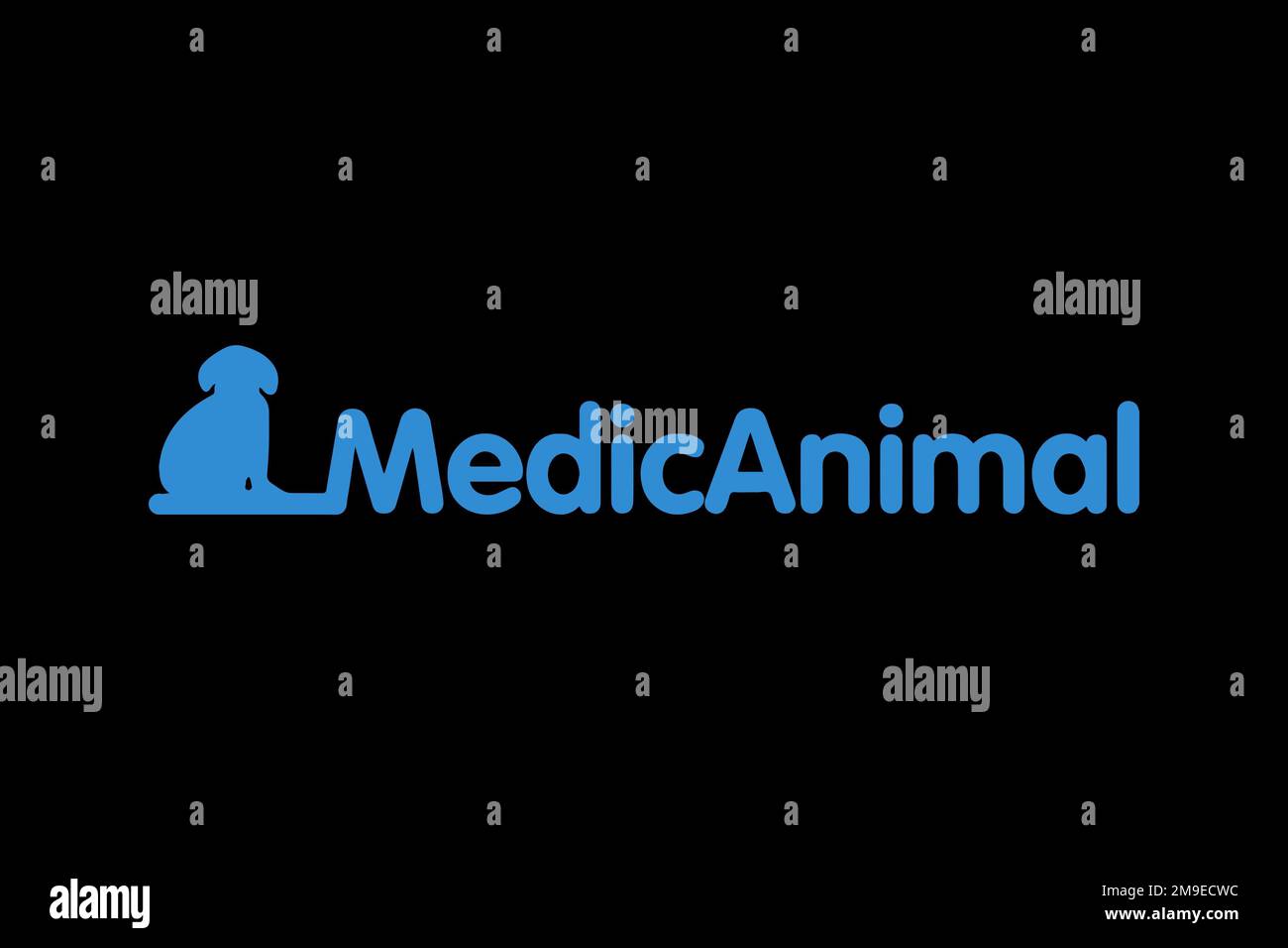 MedicAnimal, Logo, Black background Stock Photo - Alamy