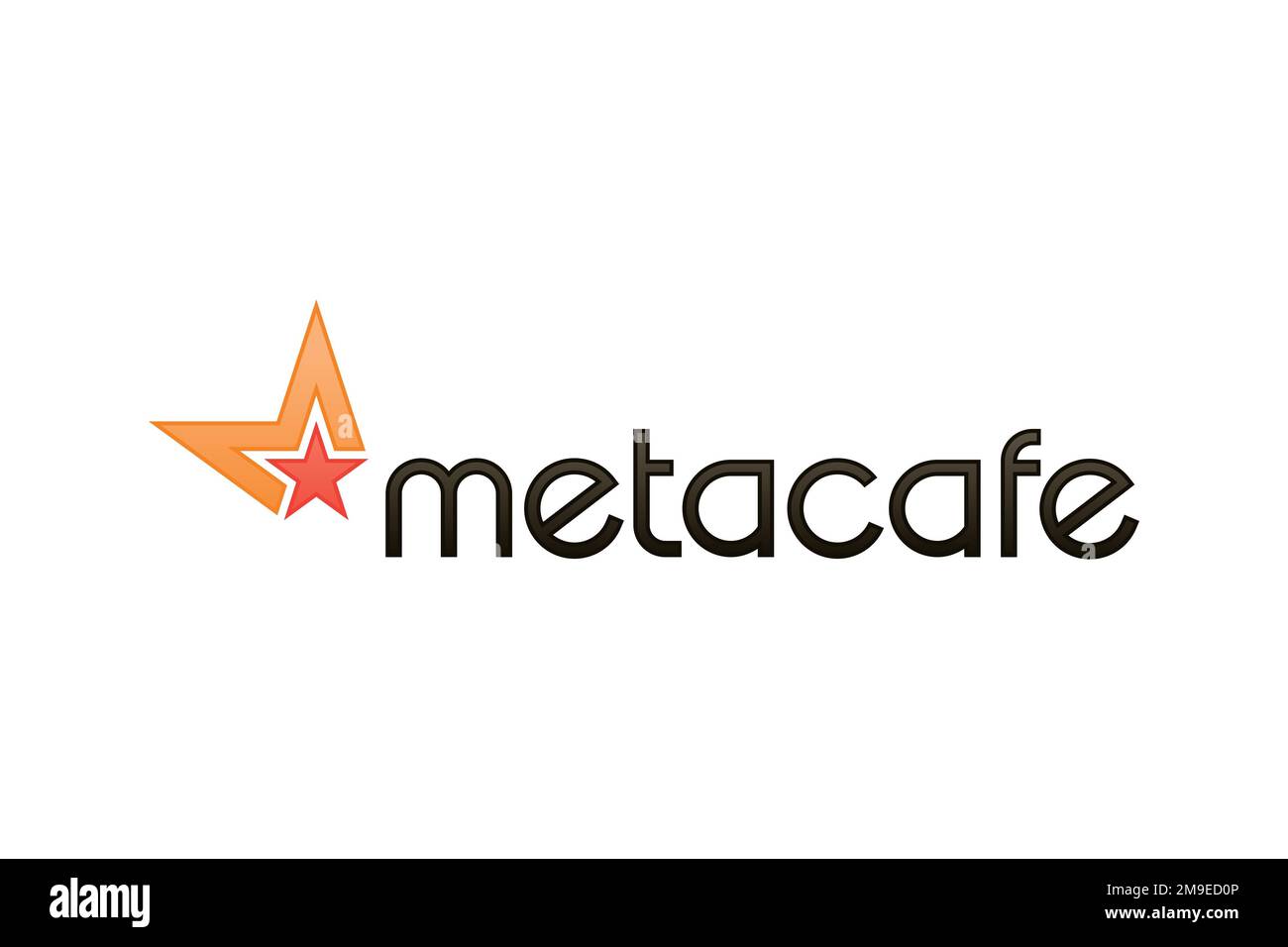 Metacafe, Logo, White background Stock Photo - Alamy