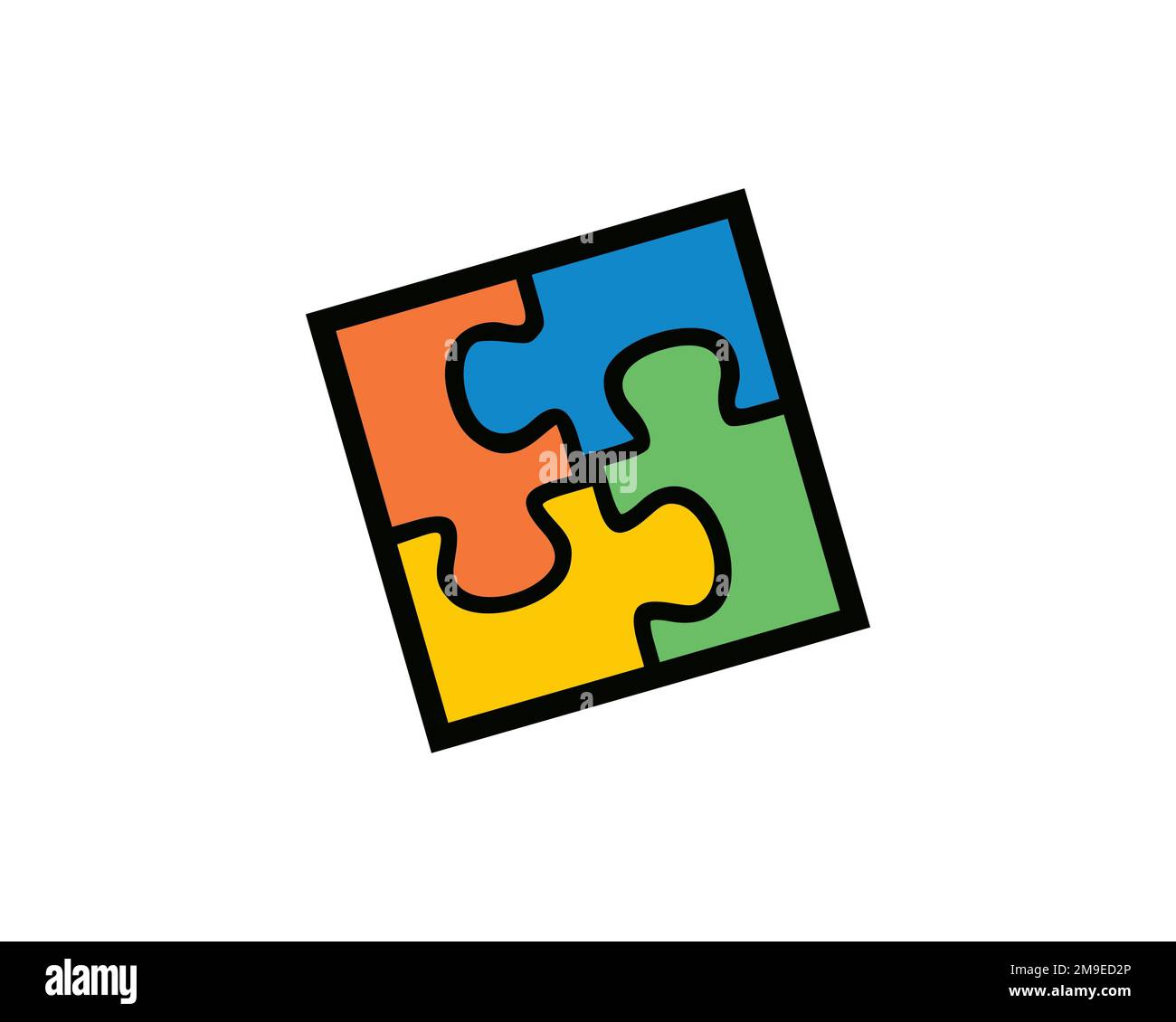 Microsoft Office 2000, rotated logo, white background Stock Photo - Alamy