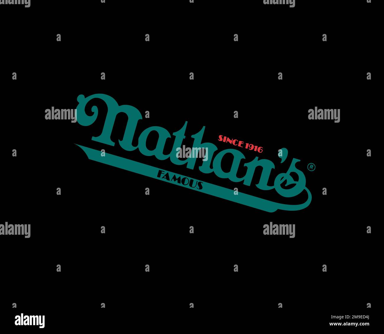 Nathans famous logo hi-res stock photography and images - Alamy