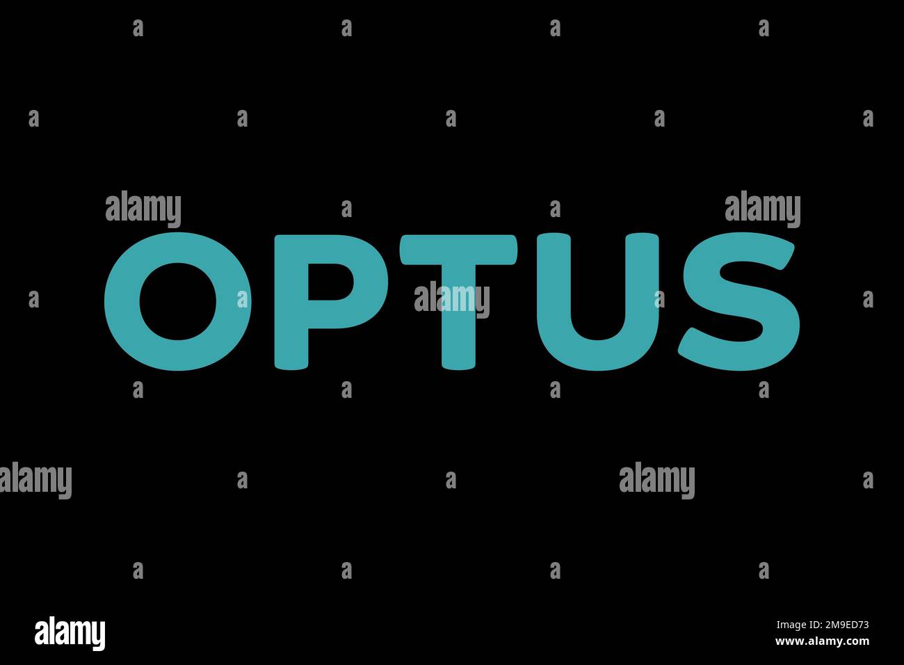 Optus Television, Logo, Black background Stock Photo - Alamy