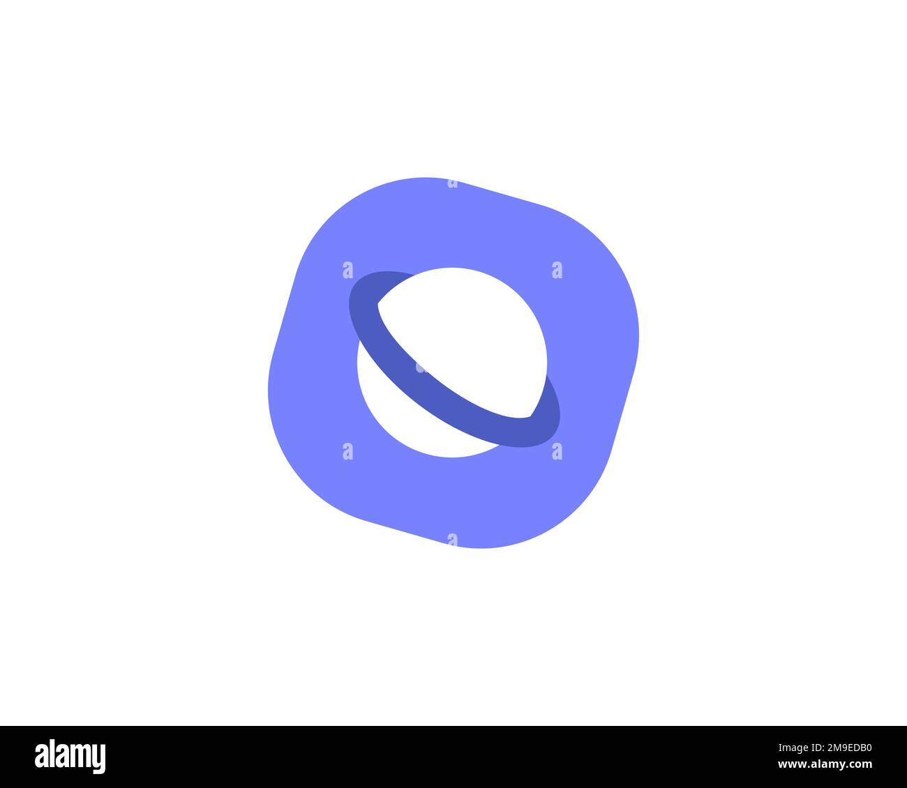 Samsung Internet, rotated logo, white background B Stock Photo - Alamy