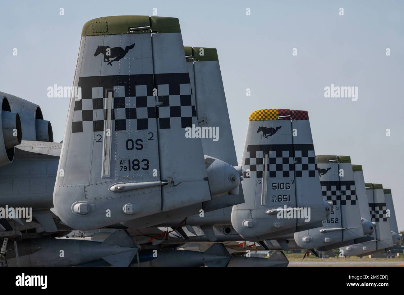 Four U.S. Air Force A-10 Thunderbolt II’s assigned to the 25th Fighter ...