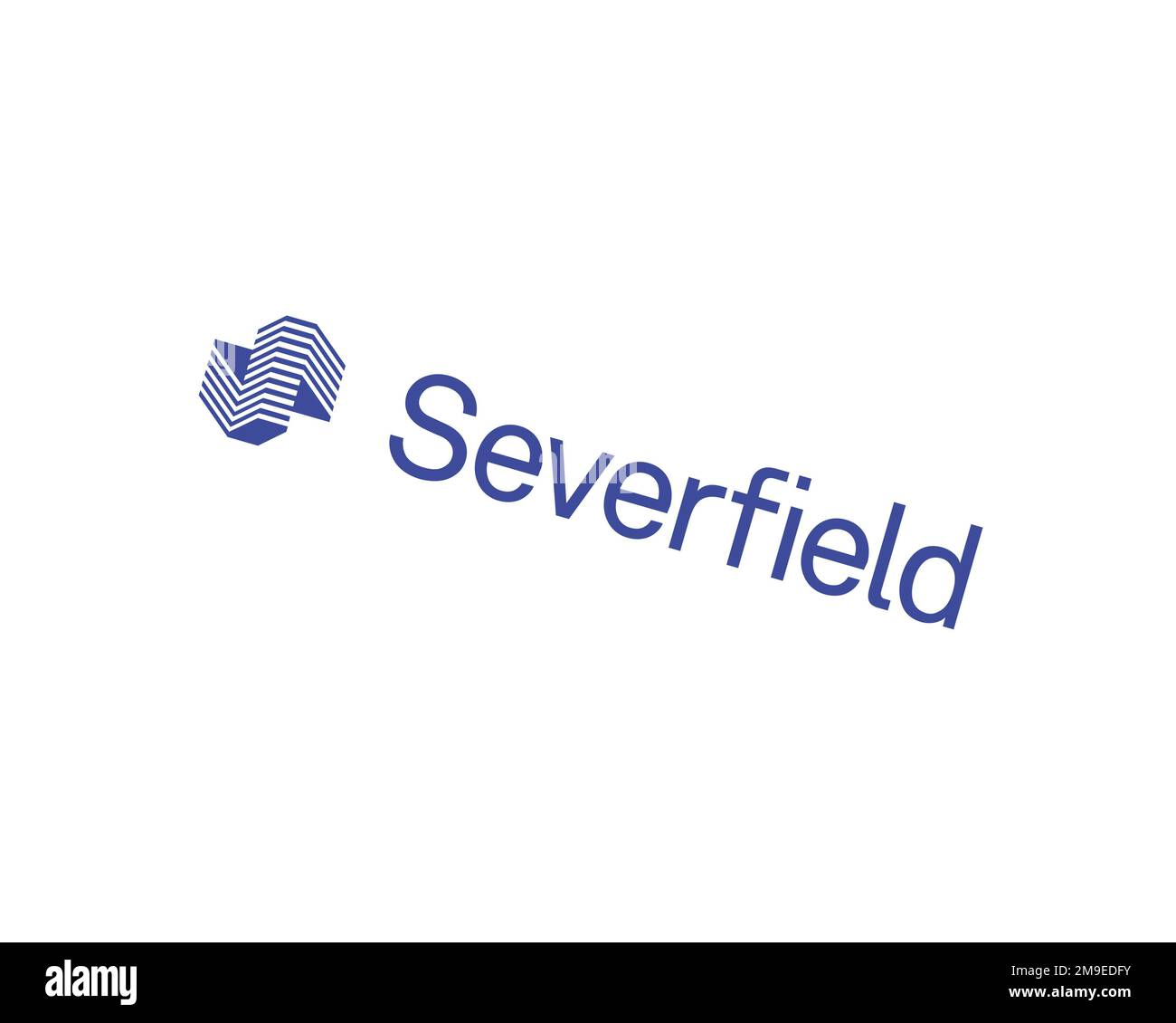 Severfield, rotated logo, white background B Stock Photo - Alamy