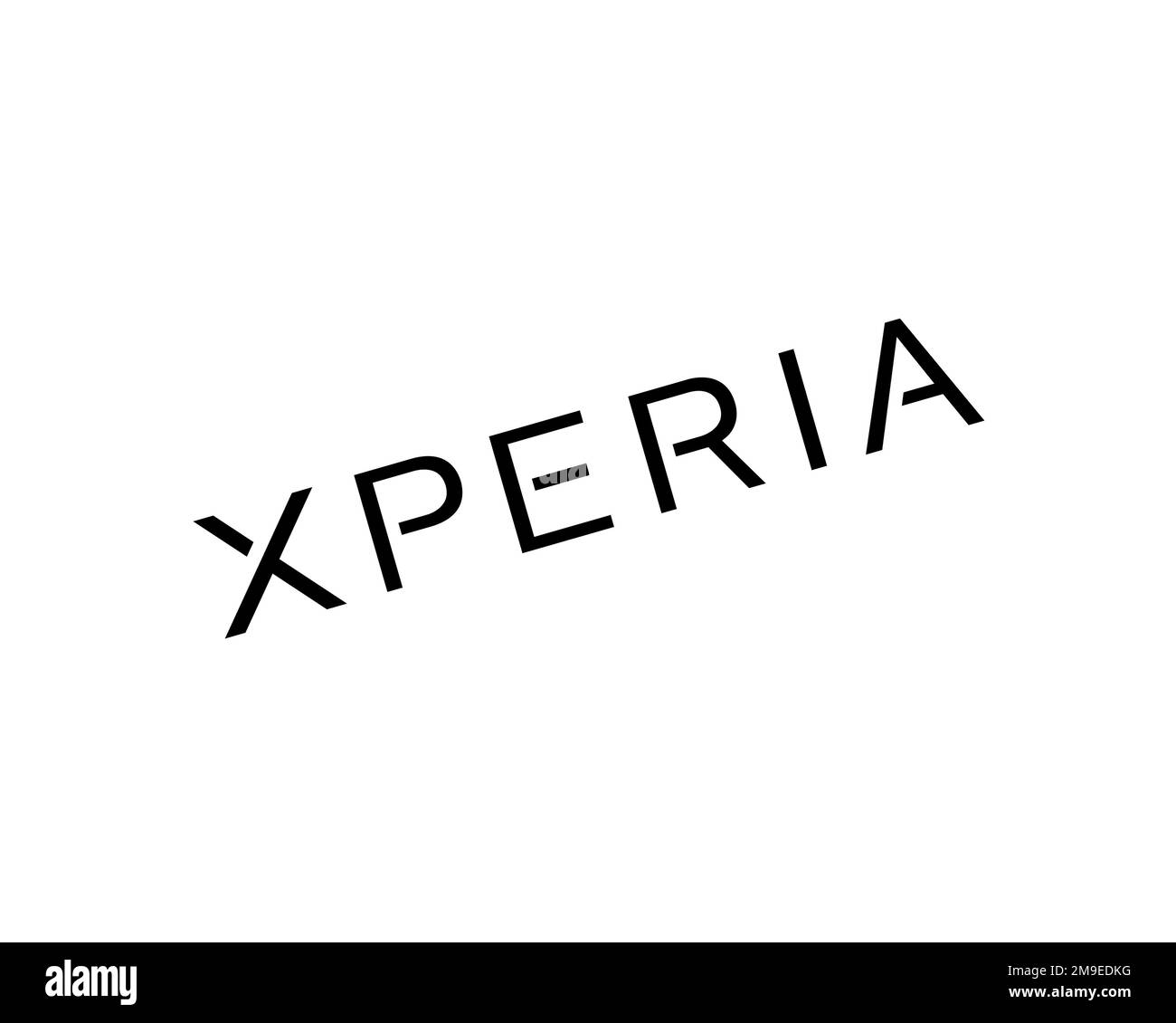 Sony Xperia, rotated logo, white background Stock Photo - Alamy